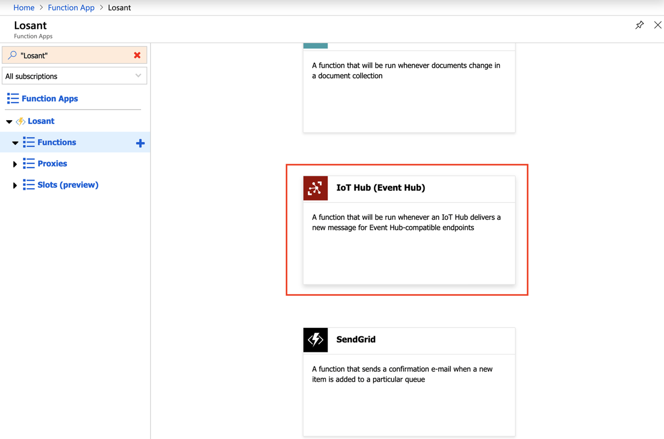 How To Send Device Telemetry Data From Azure Iot Hub To Losant