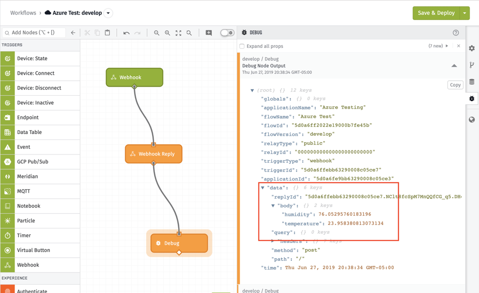 How to Send Device Telemetry Data From Azure IoT Hub to Losant