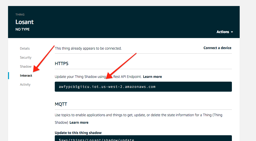 Getting Started With AWS IoT and Losant
