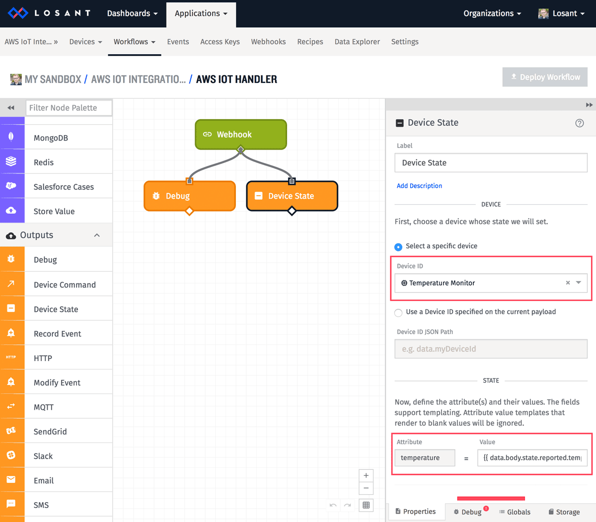 How to Integrate AWS IoT and Losant How to Integrate AWS IoT and Losant