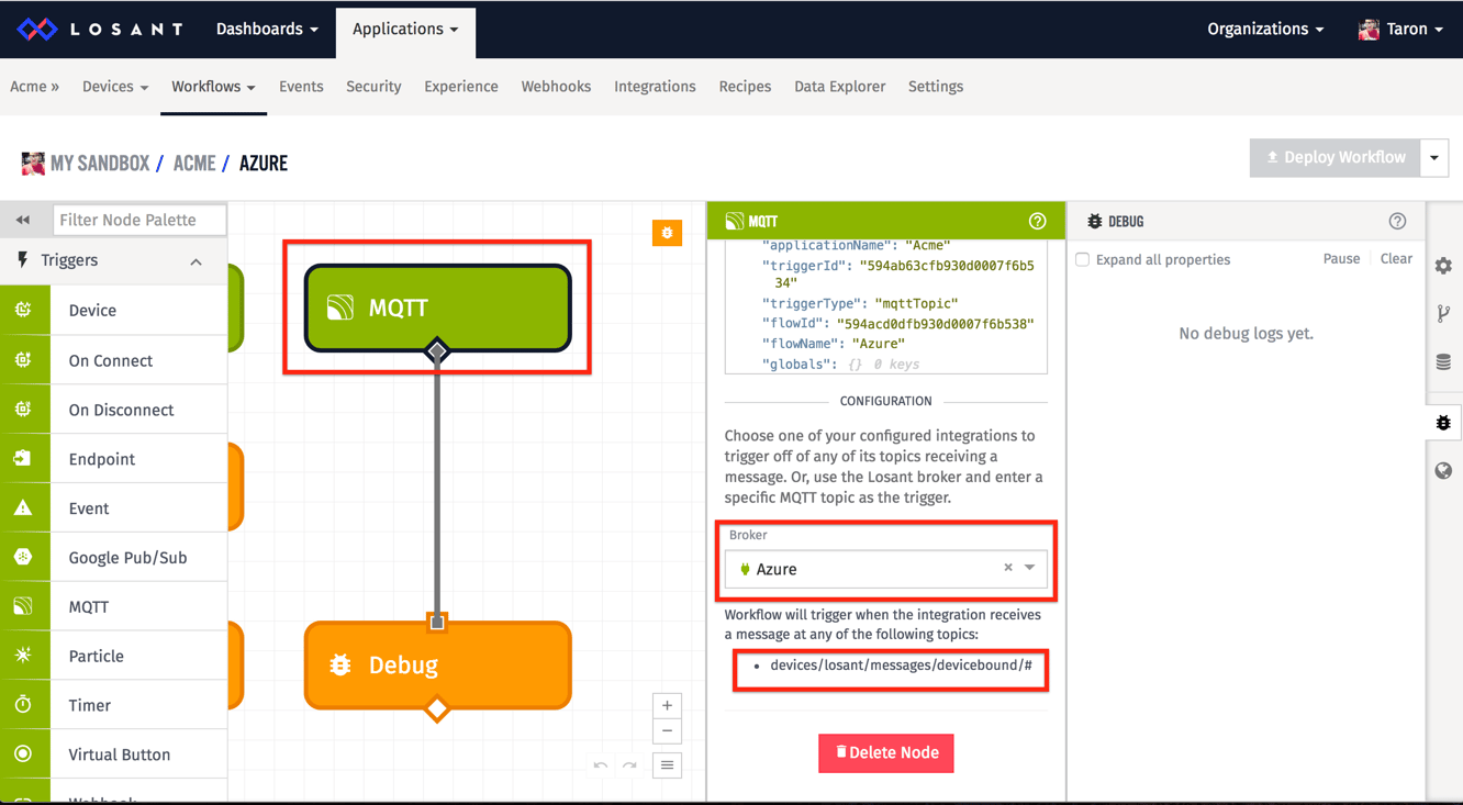 Getting Started With Azure IoT and Losant