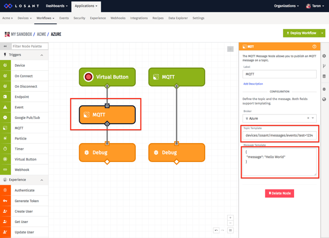 Getting Started with Azure IoT and Losant