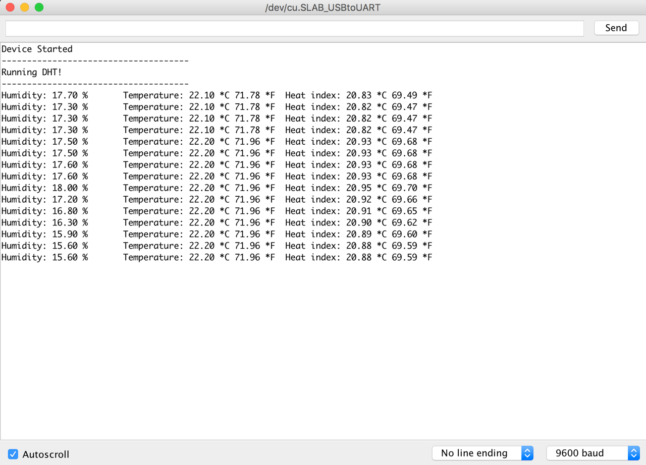 Getting Started With the ESP8266 and DHT22 Sensor