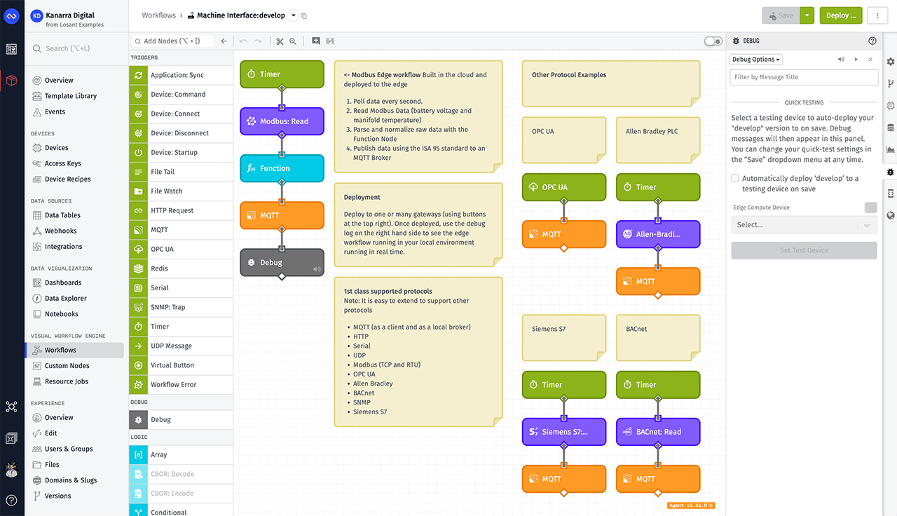 How to Implement a Unified Namespace with Losant