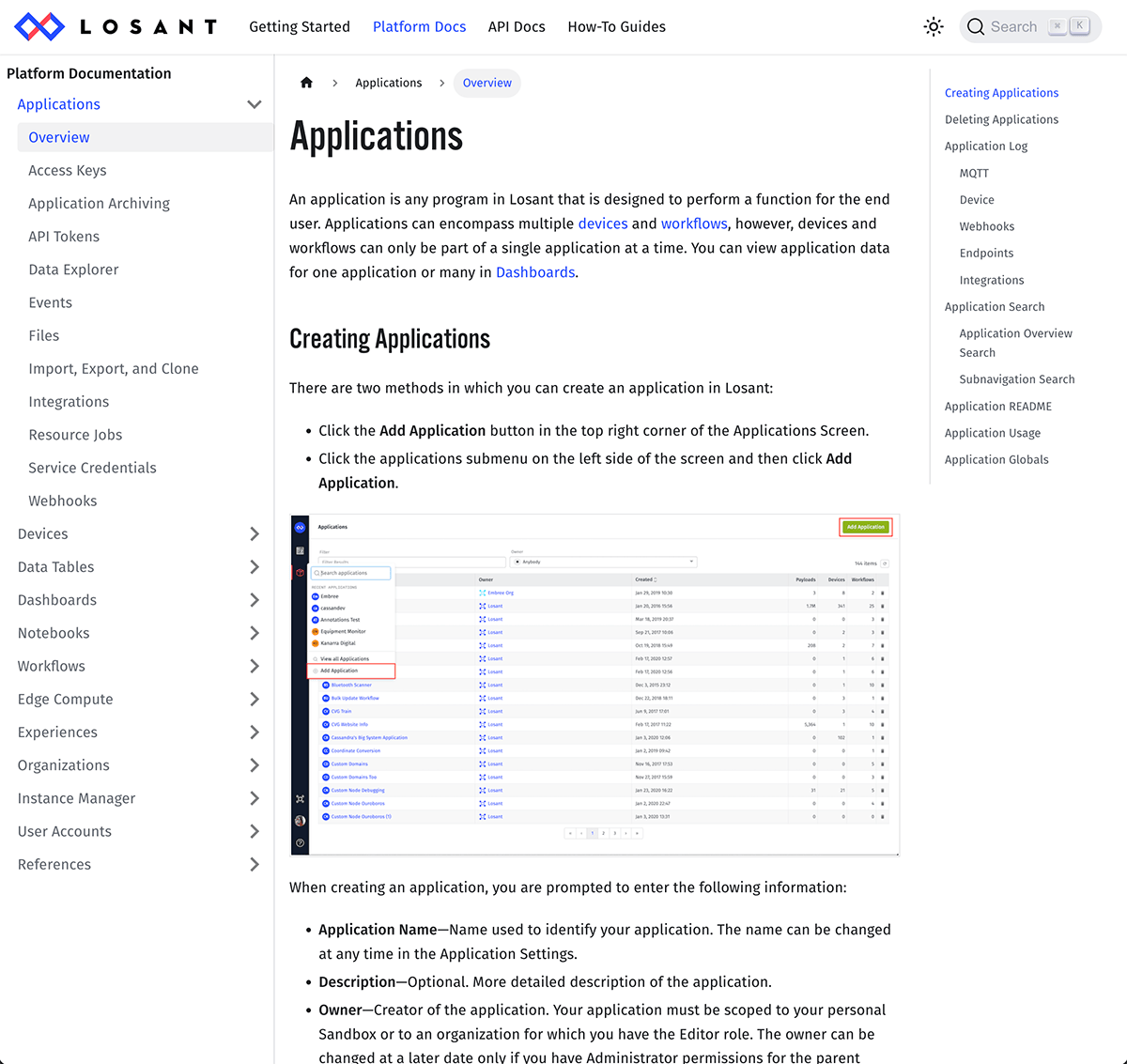 Platform Update Job Logs And Updated Documentation