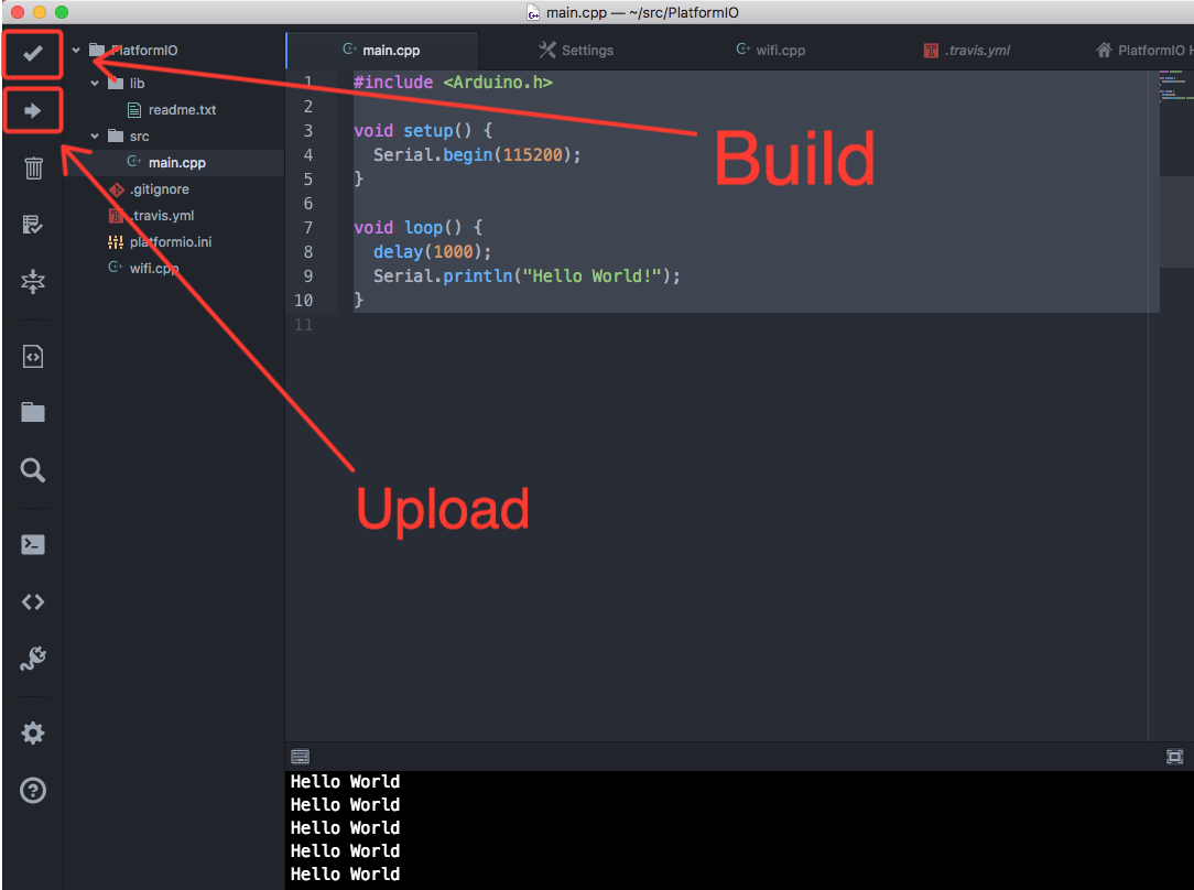 Getting Started With ESP32 and PlatformIO