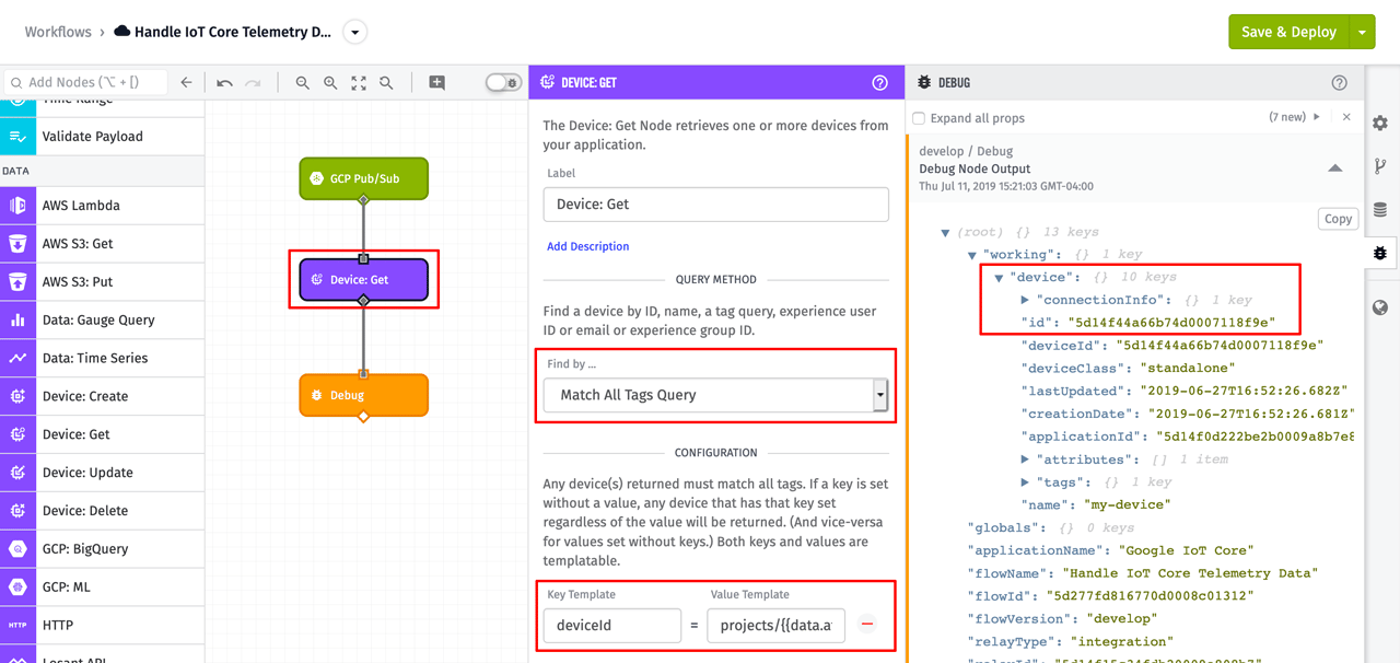 How to Send Device Telemetry Data From Google Cloud IoT Core to Losant