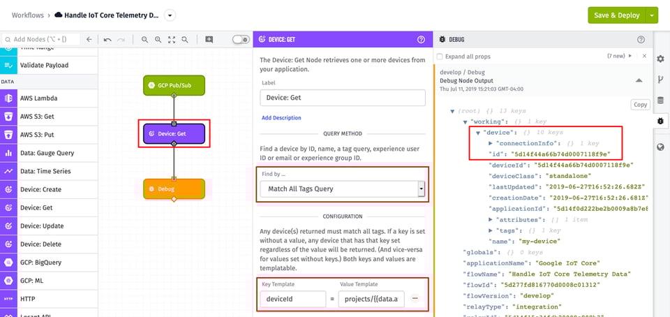 How to Send Device Telemetry Data From Google Cloud IoT Core to Losant