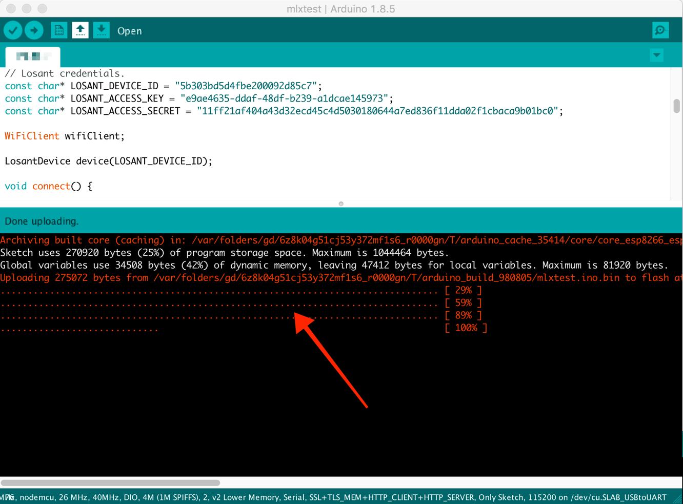 Connecting the ESP32 to the Internet With Arduino and Losant