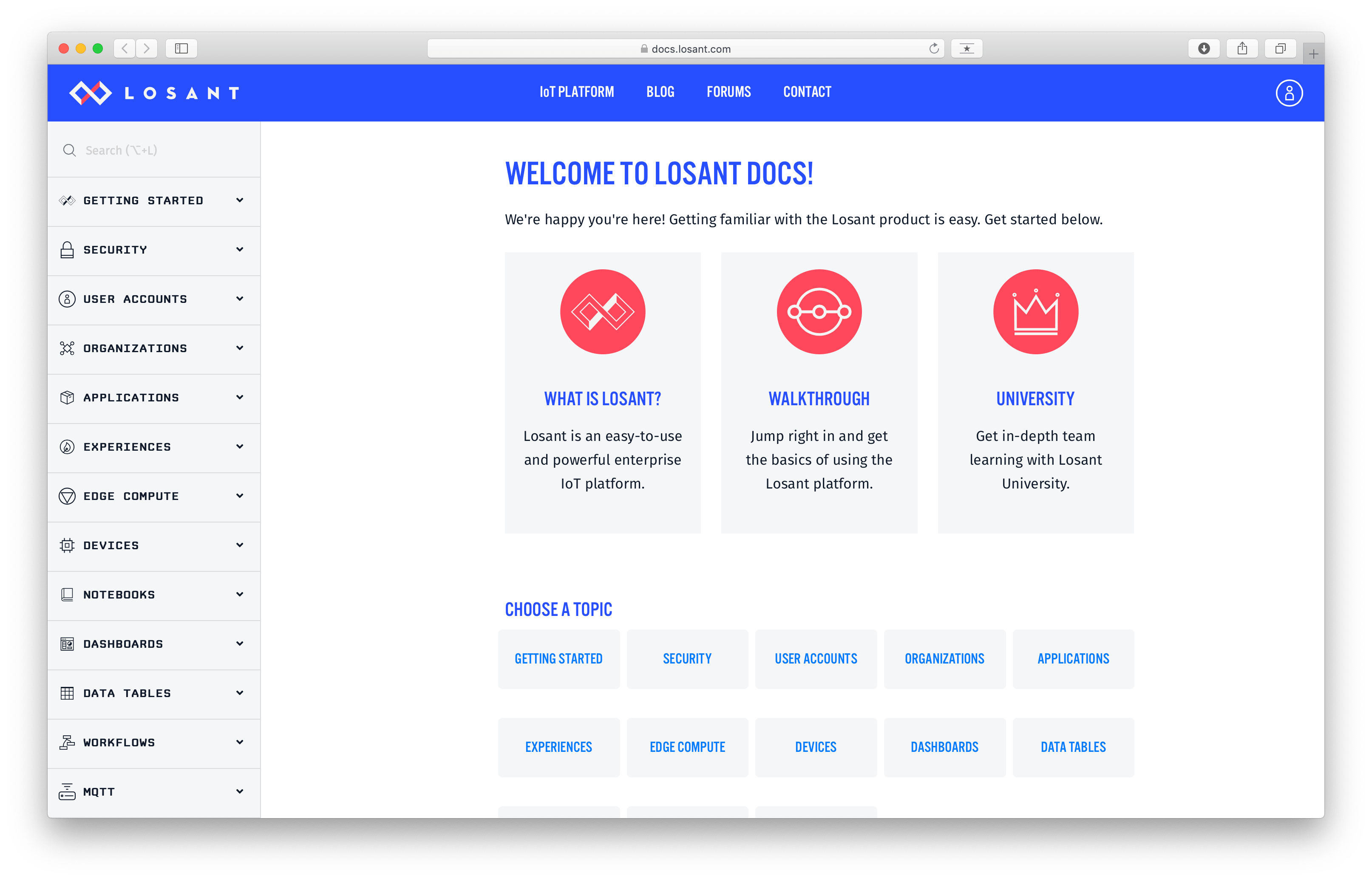 Losant Enterprise IoT Platform